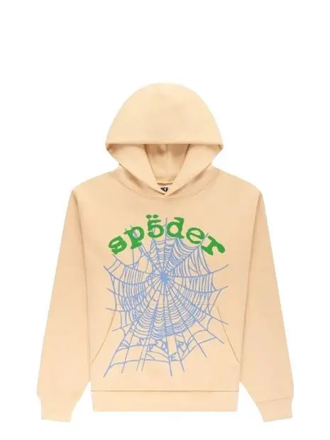 SP5DER Og Web V2 Hoodie - Cream