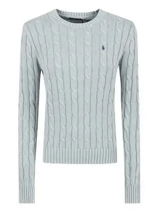 Ralph Lauren Cable-knit Sweater - Light Chambray
