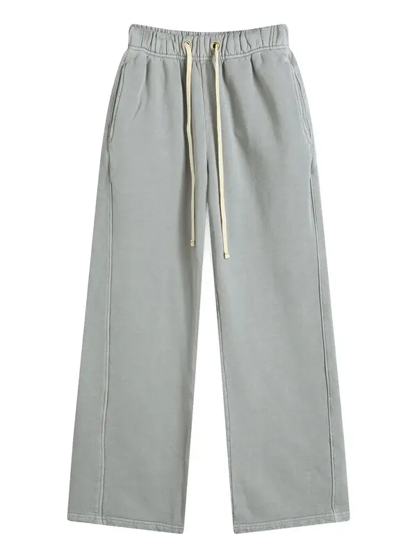 LES TIEN Heavyweight Classic Pant - Washed Slate Grey