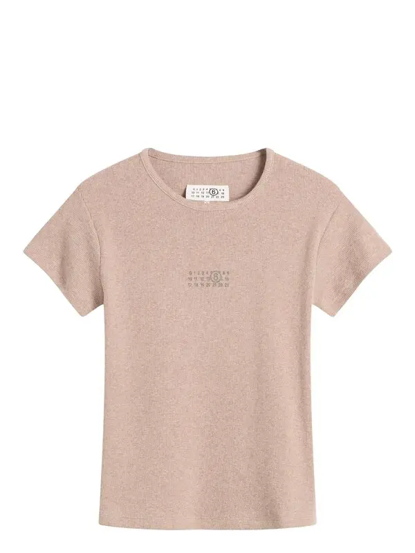 MAISON MARGIELA Shrunken T-shirt - Taupe