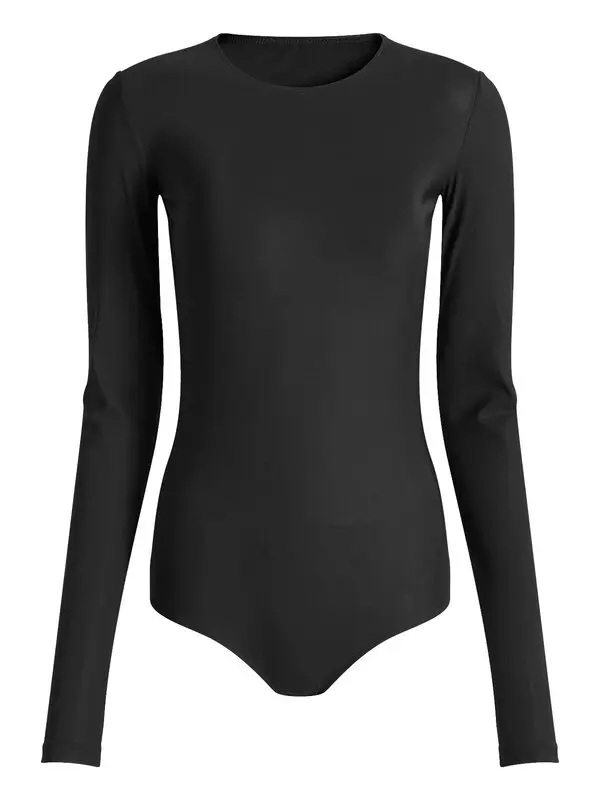 MAISON MARGIELA Long Sleeve Bodysuit - Black