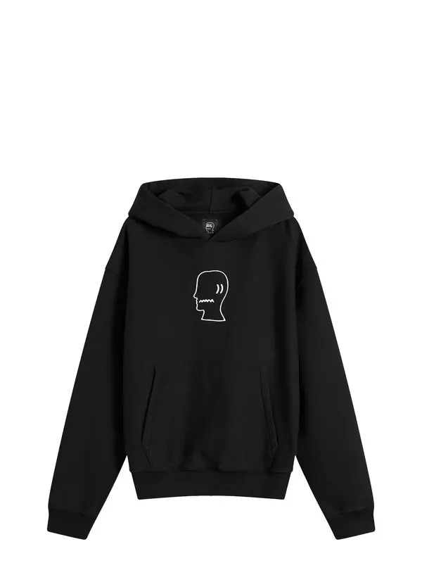 BRAIN DEAD Logo Head Hoodie - Black