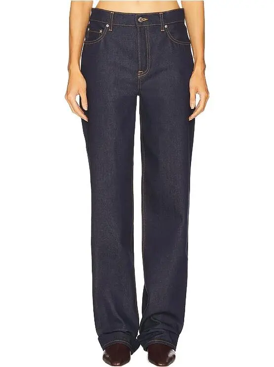 GRLFRND Bella Low Rise Boyfriend Jeans - Blue