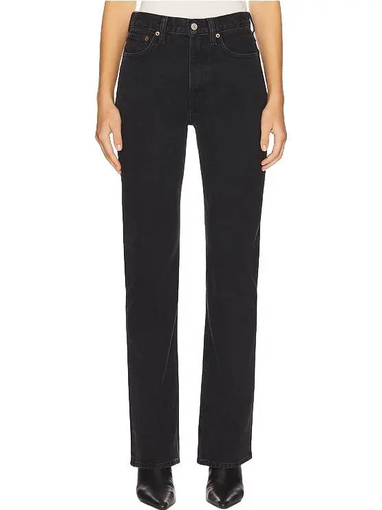 AGOLDE Leena Bootcut Jeans - Black