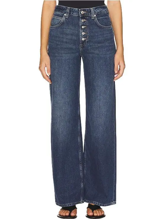 Free People We The Free Nia Boyfriend Jean - Blue