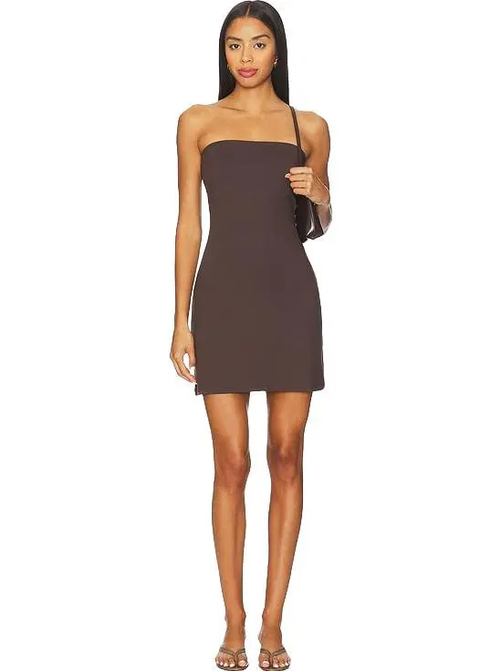 Susana Monaco Essential Tube A-line Dress - Brown