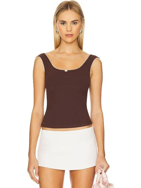 RAT BOI Romantic Top - Brown