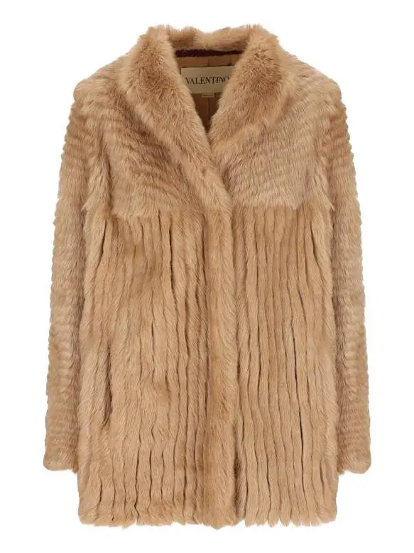 Valentino Garavani Shearling Coat - Brown