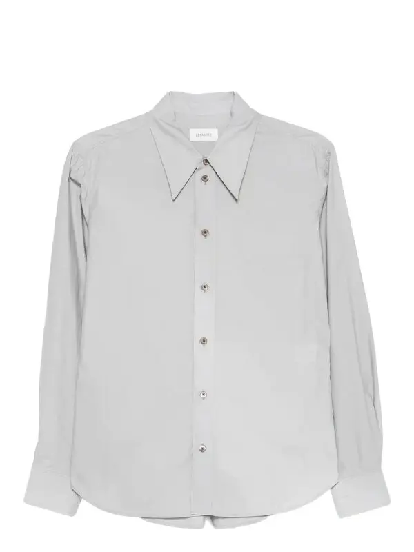 LEMAIRE Button-down Long-sleeve Shirt - Blue