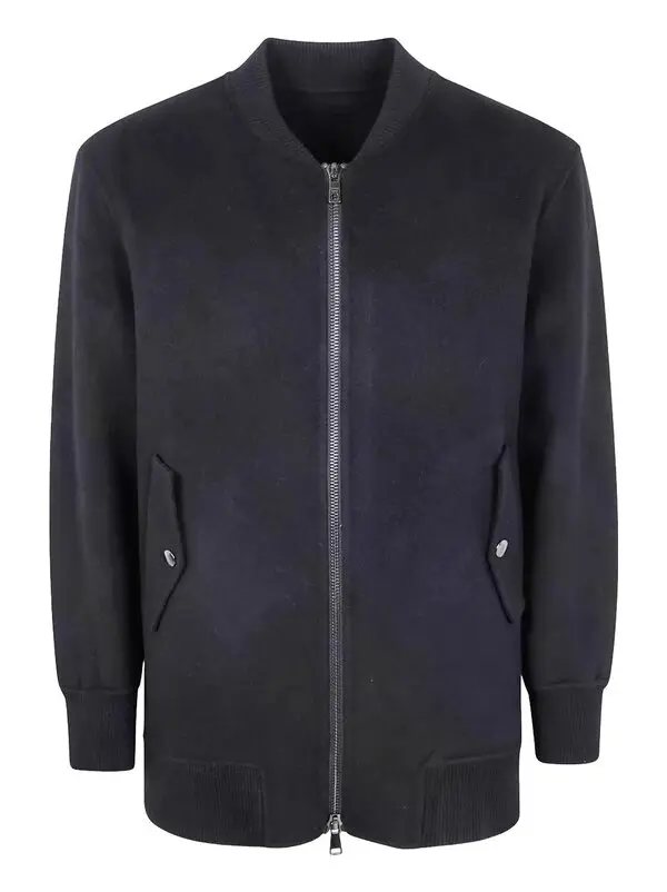 GIORGIO BRATO Zip-fastening Wool Jacket - Black