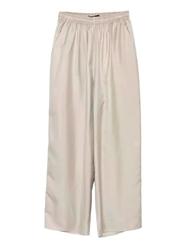 Sofie D'hoore Elastic-waist Palazzo Pants - Neutrals