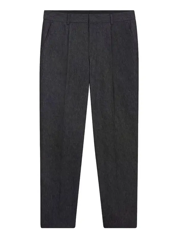 Hugo Boss Textured Trousers - Blue