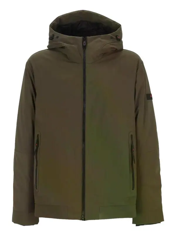 Peuterey Hooded Zip-front Jacket - Green
