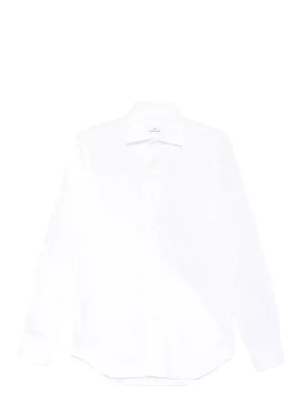 ALESSANDRO GHERARDI Long-sleeve Cotton Shirt - White
