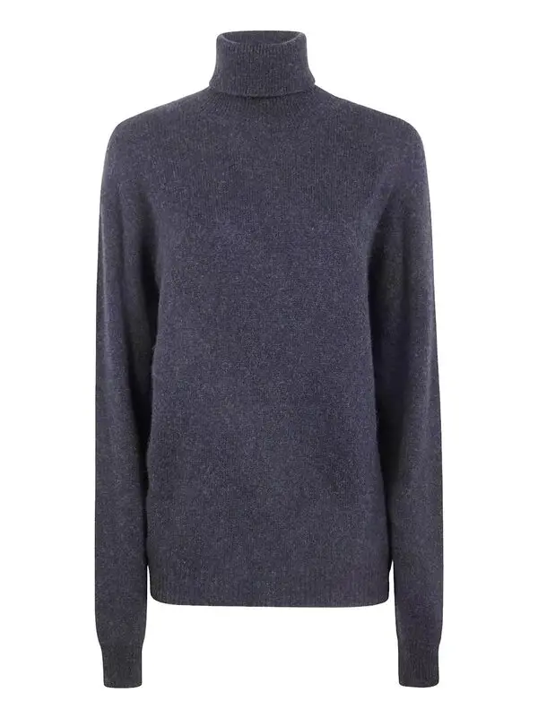 NUUR Turtleneck Wool Sweater - Black