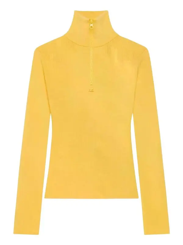 COURREGES Long-sleeve T-shirt - Yellow