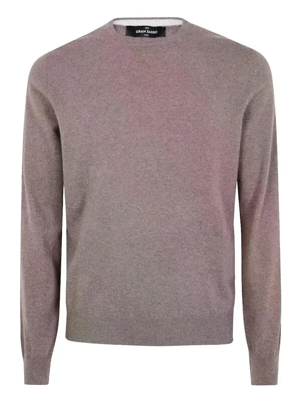 GRAN SASSO Crew-neck Sweater - Brown