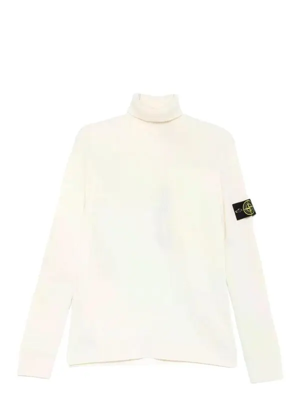 Stone Island Ribbed High-neck Sweater - Neutrals