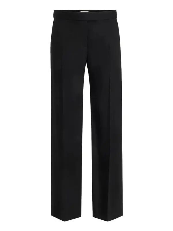 Khaite Straight-leg Trousers - Black