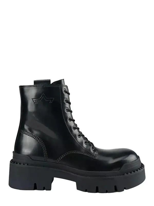 Ash 50mm Noah Lace-up Combat Boots - Black