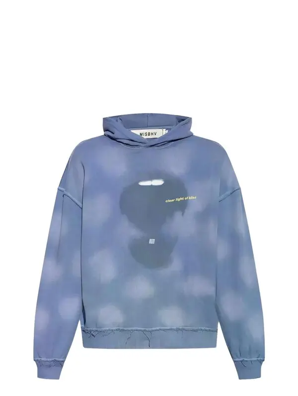 MISBHV Cloud Print Hoodie - Blue