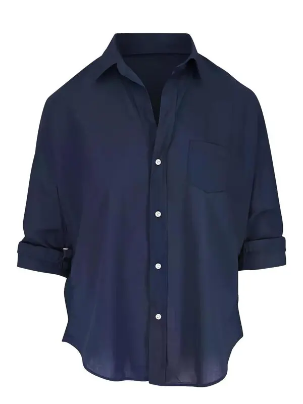 Frank & Eileen Cotton Shirt - Blue
