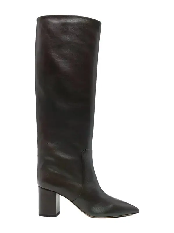 Paris Texas 70mm Anja Calf Leather Boots - Brown