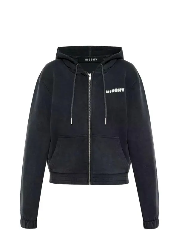 MISBHV Hooded Zip-up - Black