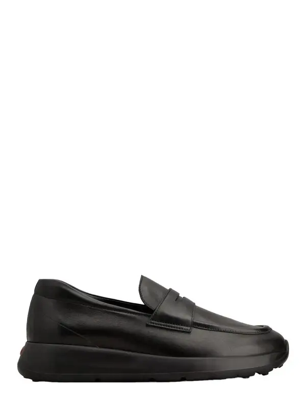 TOD'S Penny Leather Loafers - Black