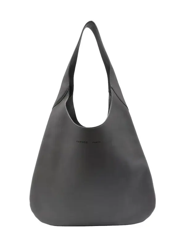 Carven Tommaso Curved-handle Tote Bag - Grey