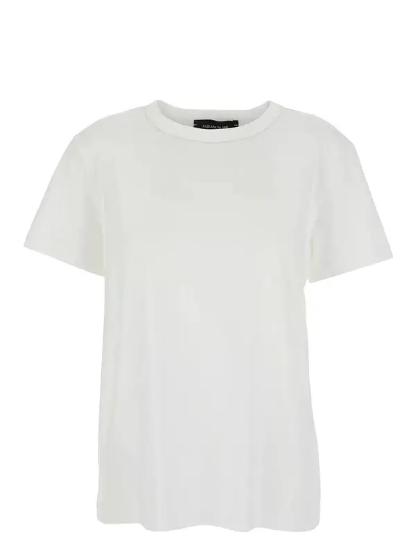 Fabiana Filippi Crew-neck Short-sleeve T-shirt - White