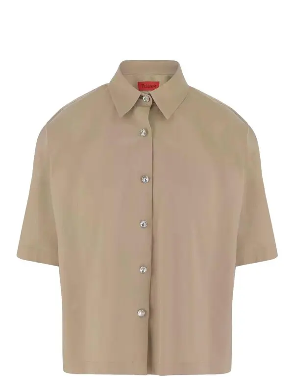 THELATEST Short-sleeved Shirt - Neutrals
