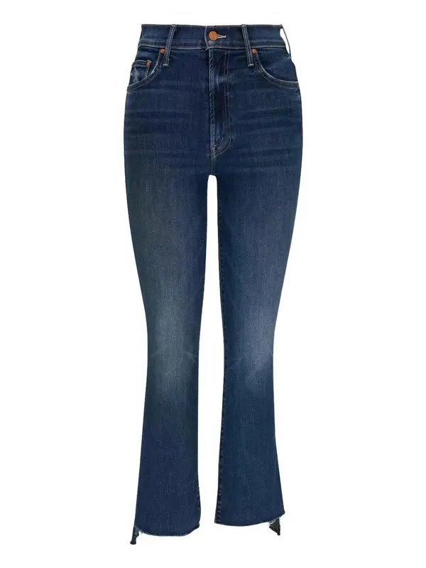 MOTHER The Insider Cropped Jeans - Blue