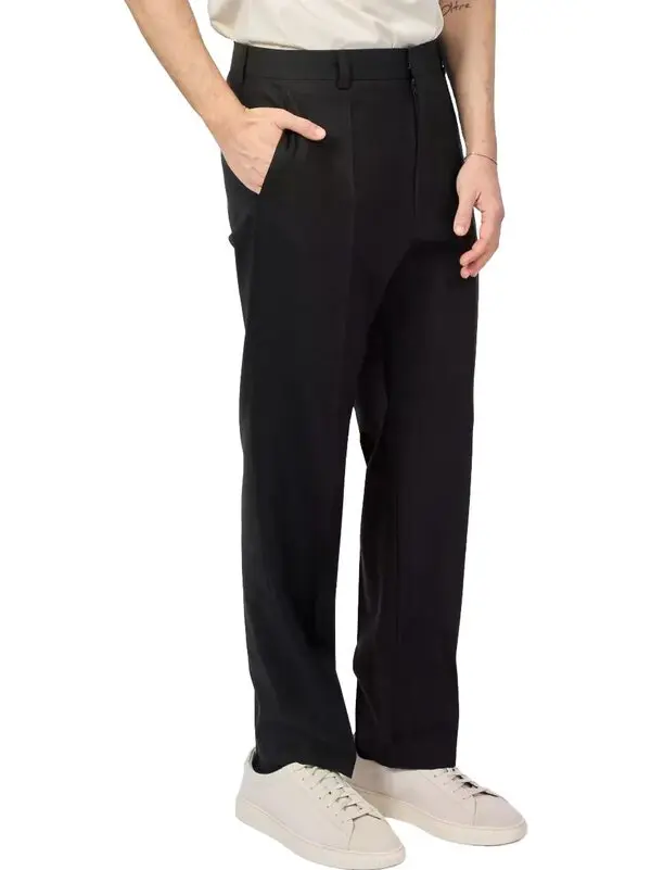 Hugo Boss Pleated Pocket Trousers - Black