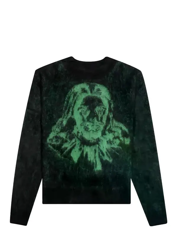 SAINT MXXXXXX Printed Crewneck Sweater - Black