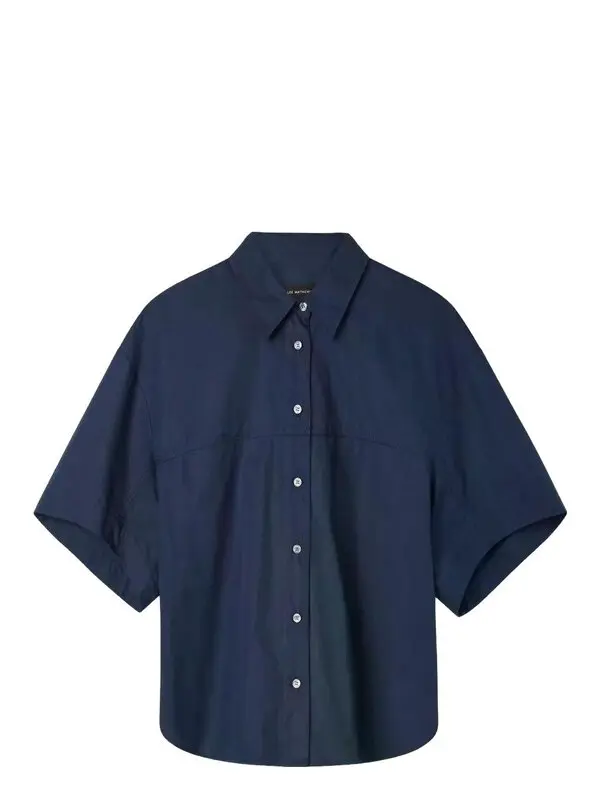 LEE MATHEWS Ella Short-sleeve Shirt - Blue