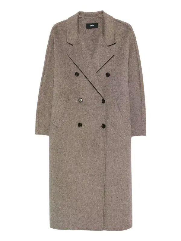 ARMA Double-breasted Coat - Grey