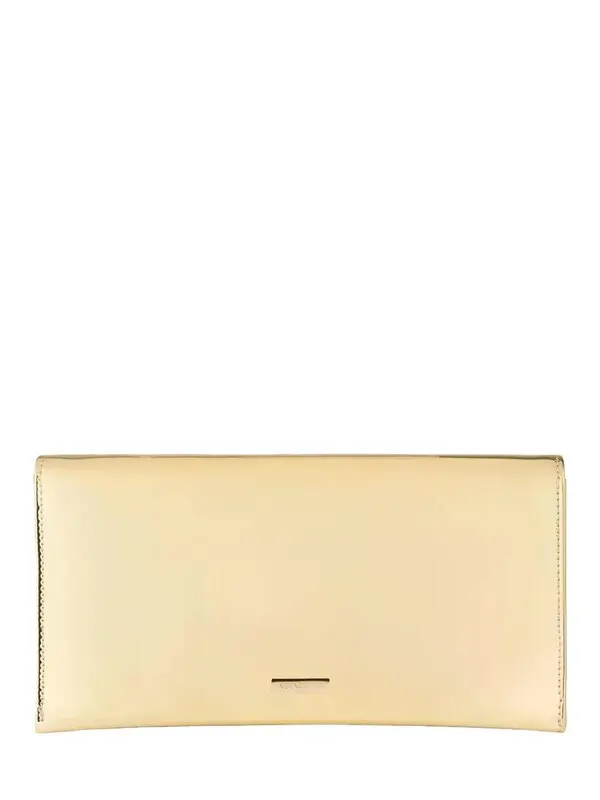 AQUAZZURA Metallic Envelope Clutch - Gold