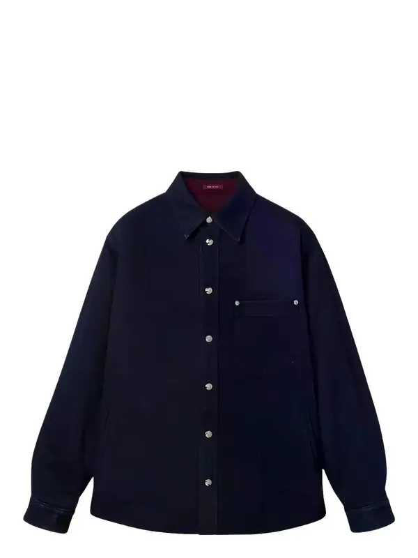 Gucci Reversible Denim Flannel Shirt - Blue