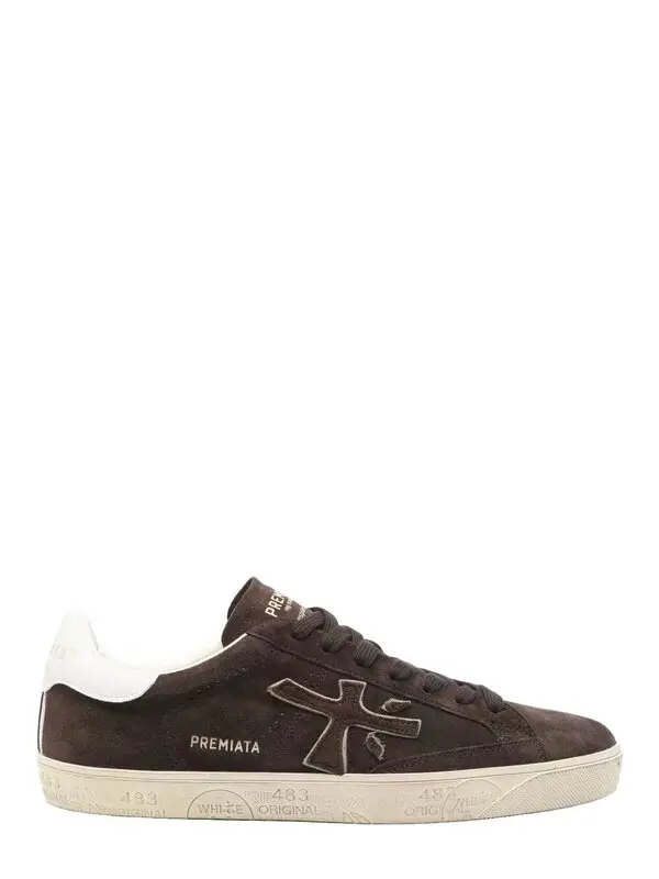 Premiata Suede Low-top Sneakers - Brown
