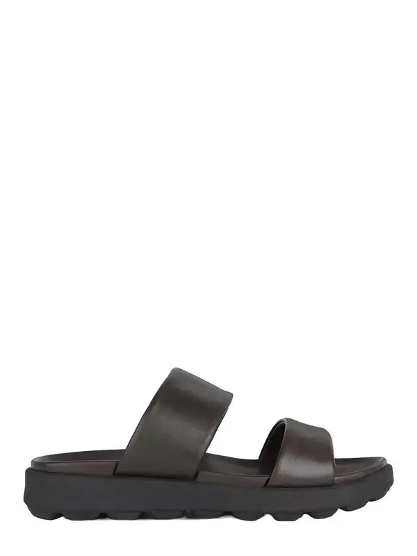 Geox Double-strap Slides - Brown