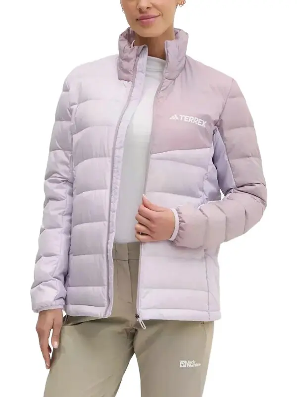 Adidas Quilted Panelled Jacket - Pink