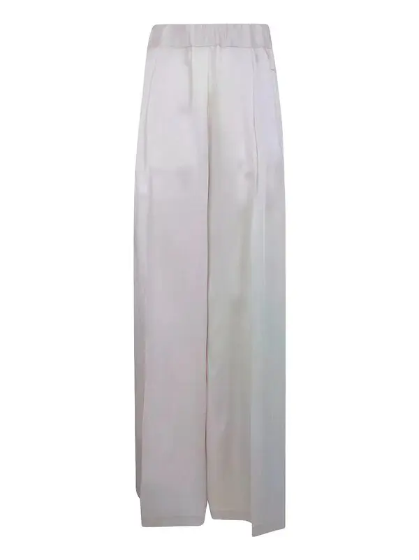 SEMICOUTURE Pleated Trousers With Pockets - Neutrals