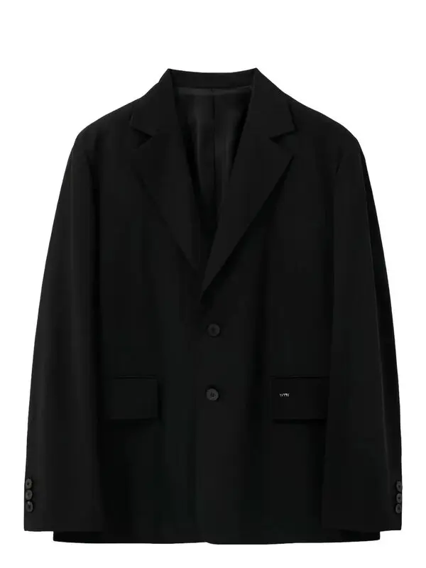 WOOYOUNGMI Two-button Wool Blazer - Black