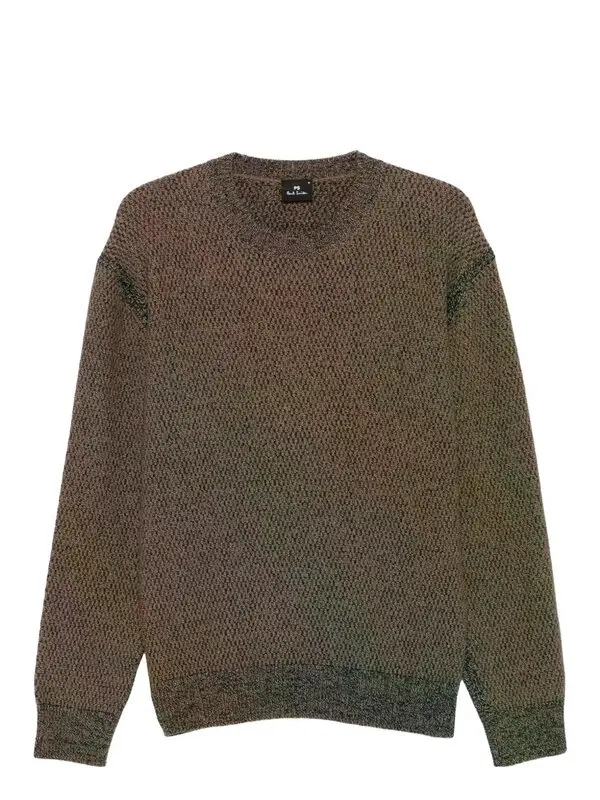Paul Smith Textured Crew-neck Sweater - Brown