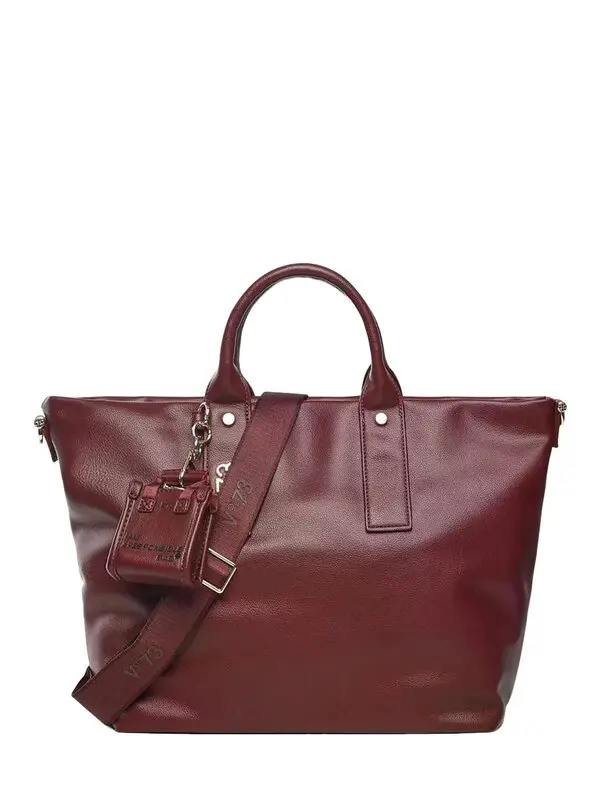 V°73 Tote Bag With Detachable Strap - Red