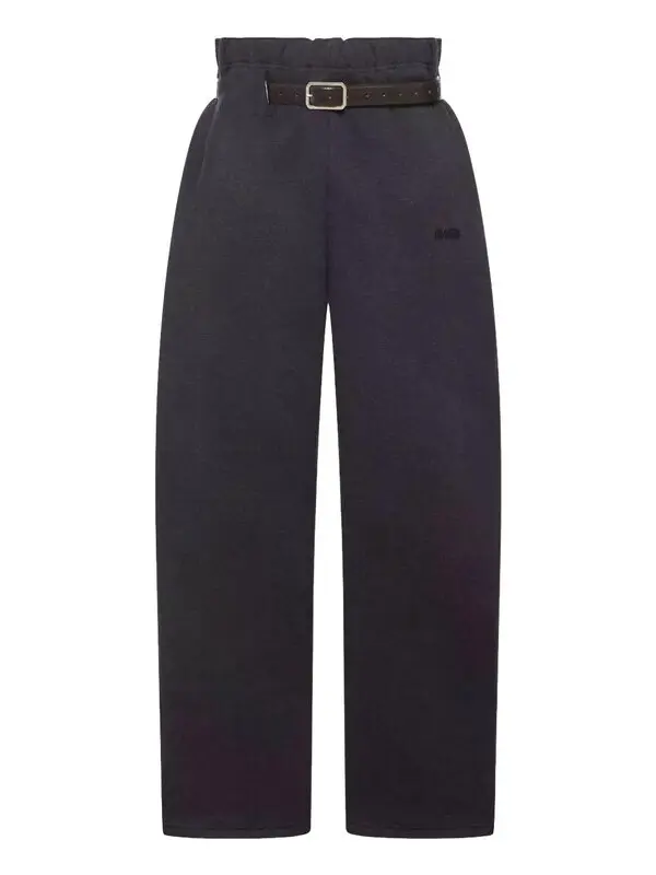 MAGLIANO Belted Cotton Trousers - Black