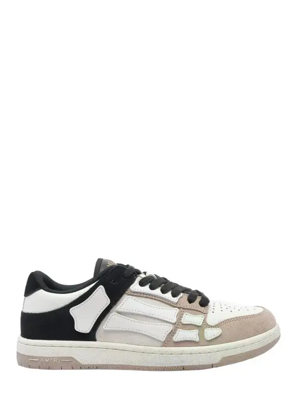 Amiri Skel Top Leather Sneakers - Neutrals