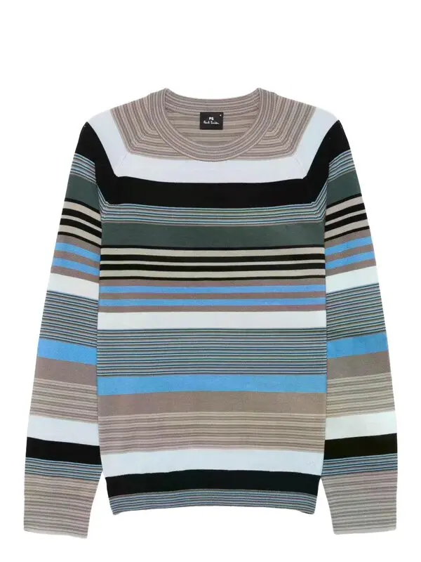 Paul Smith Striped Wool Sweater - Blue