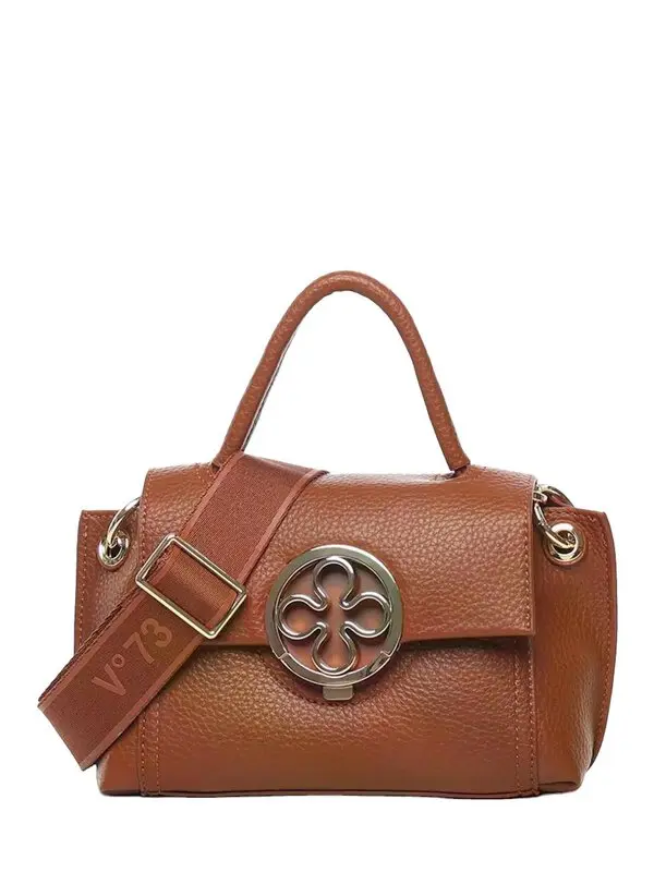 V°73 Flower-detail Tote Bag - Brown